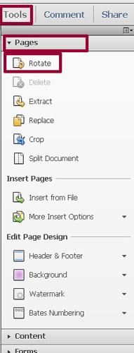 How To Rotate Landscape Pages In A Pdf File Graduate School Newsblog