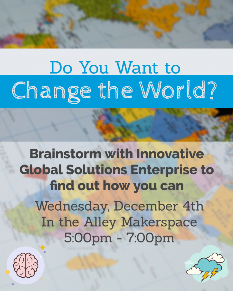 Innovative Global Solutions Brainstorming Event | CEGE Undergraduate ...