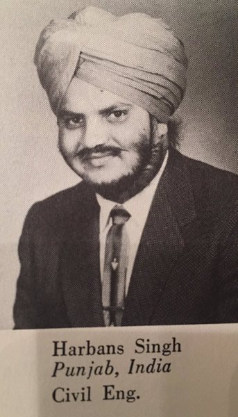 Remembering Harbans Singh | Civil, Environmental, and Geospatial ...