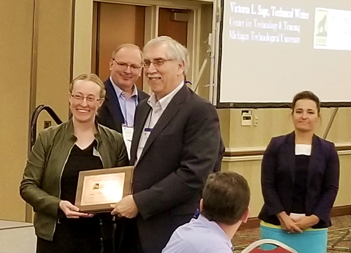 Victoria Sage Receives Award from Michigan Transportation Asset ...