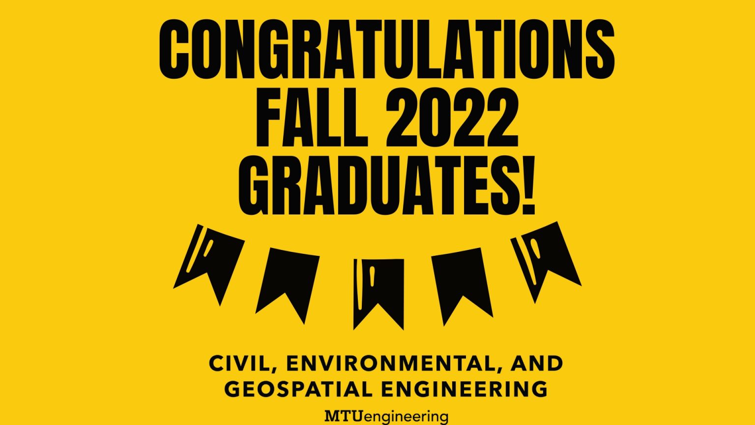 Congratulations to the Fall 2022 Graduates | CEGE News