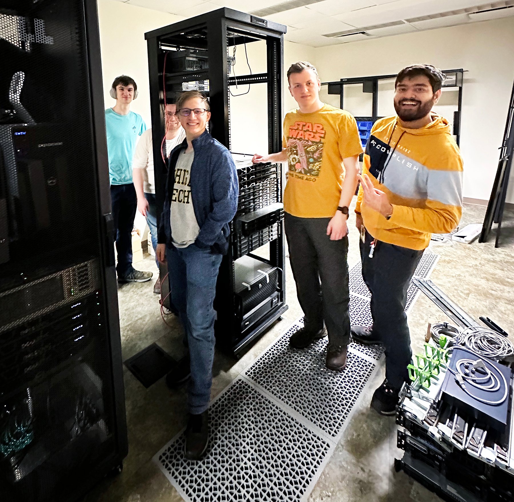 NCSA Students Relocate Equipment to Rekhi Hall | Computing News Blog