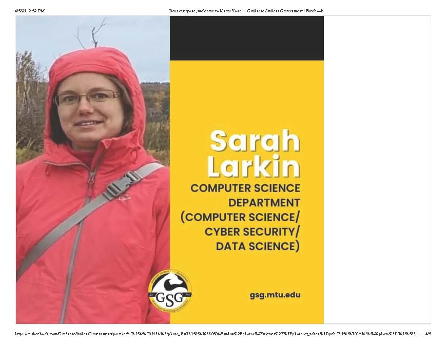 GSG Know Your Rep: Sarah Larkin and Shubham Ayachit | Computing News Blog