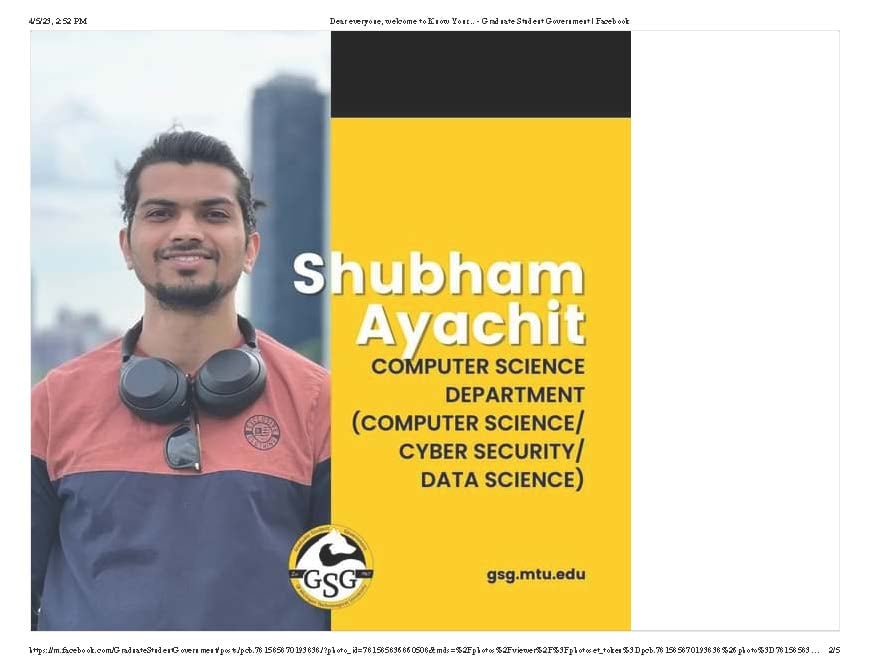 GSG Know Your Rep: Sarah Larkin and Shubham Ayachit | Computing News Blog