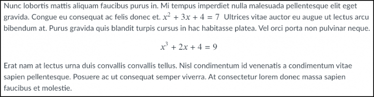 Creating Accessible Equations in Canvas | Center for Teaching and Learning Blog
