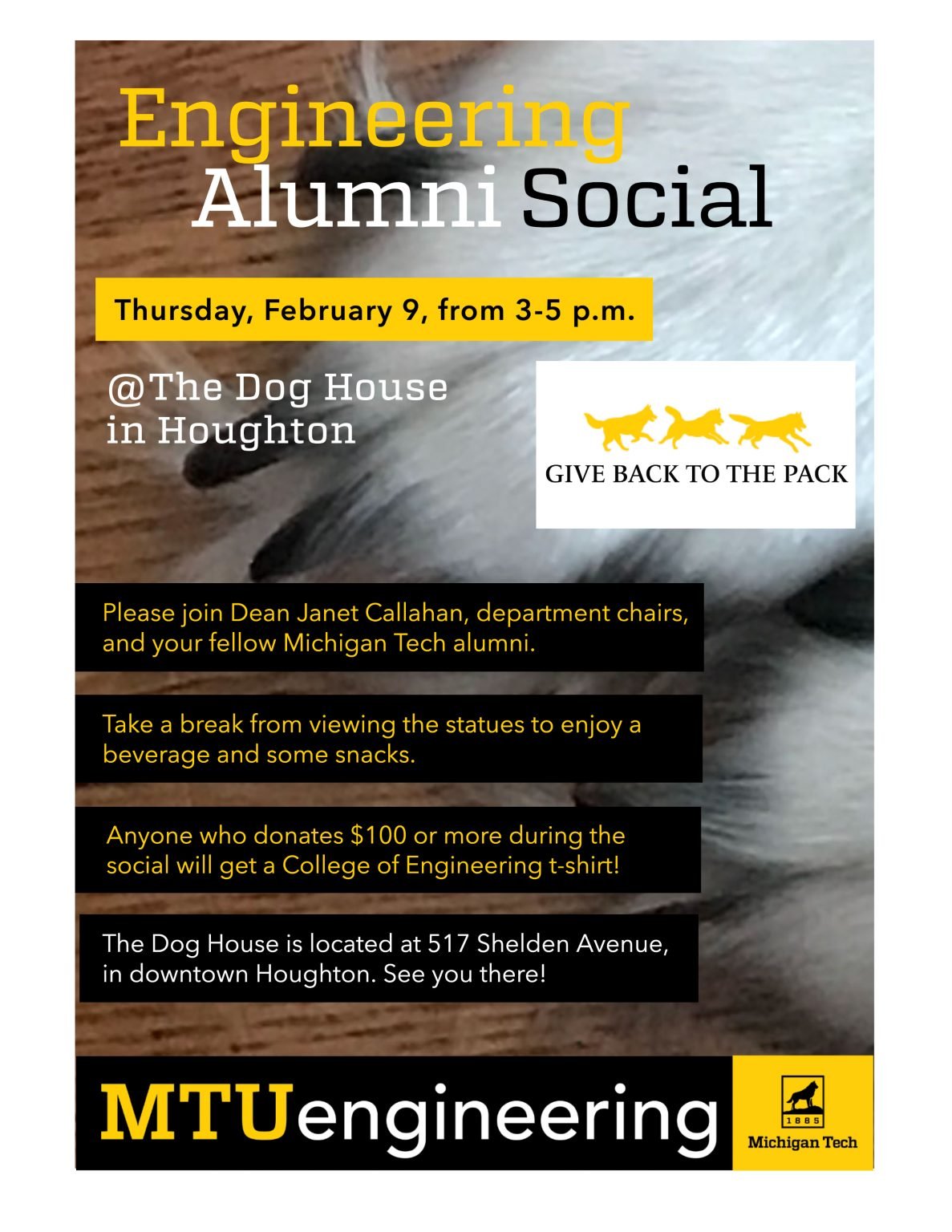 Engineering Alumni Social at the Dog House this Thurs. at 3pm | College ...