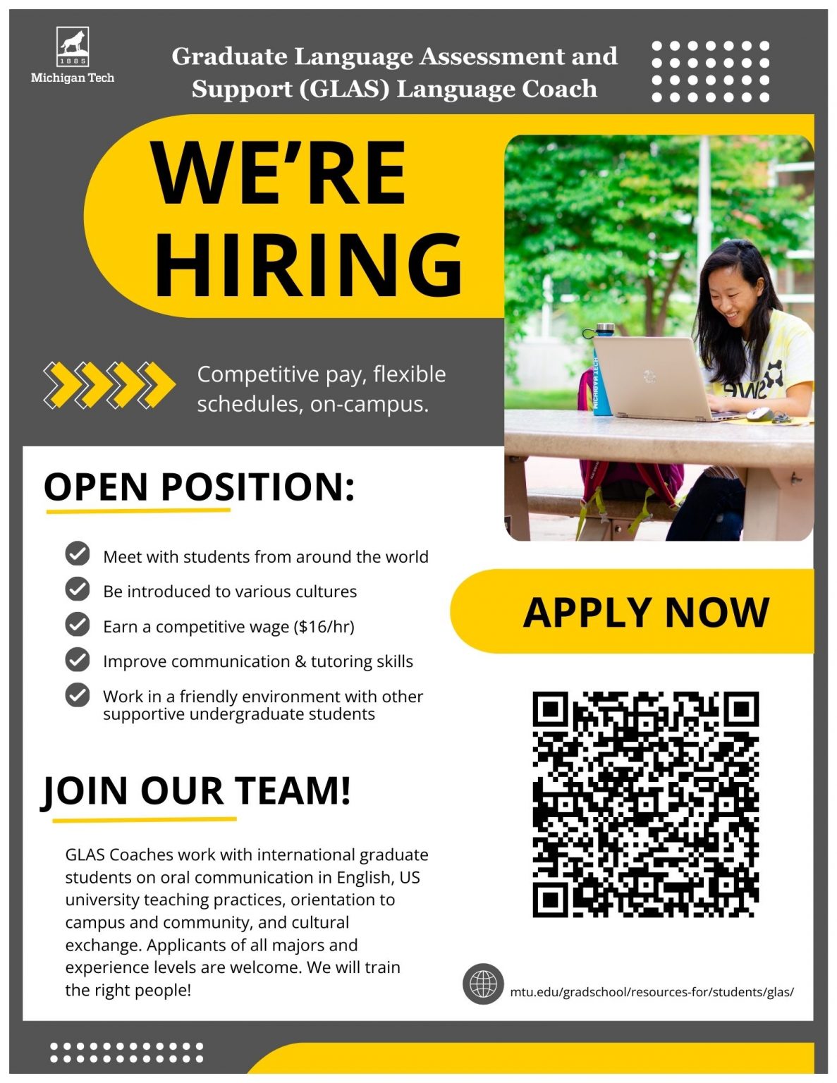 Graduate Language Assessment and Support (GLAS) Language Coaching Job ...