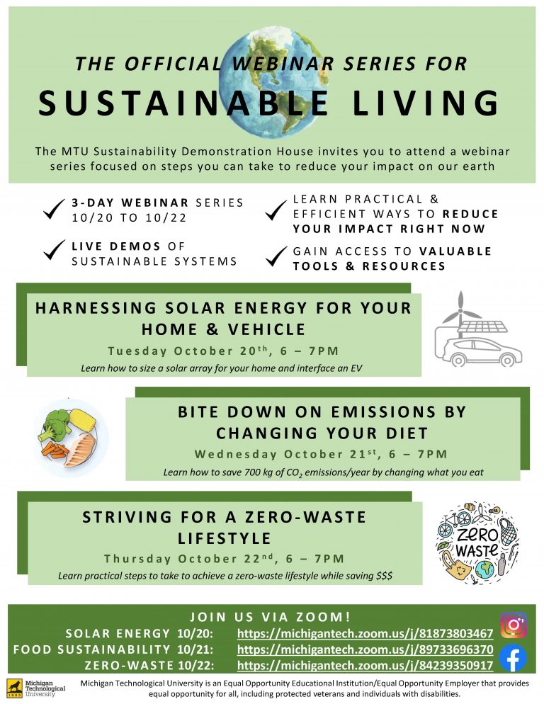 Sustainability Demonstration House Upcoming Virtual Events ...