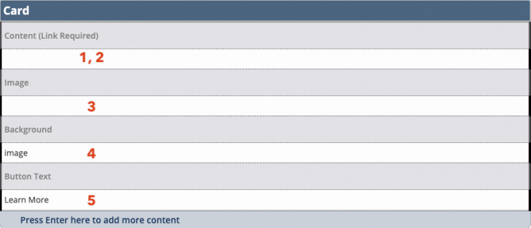 Card Snippet | Webmaster's Blog