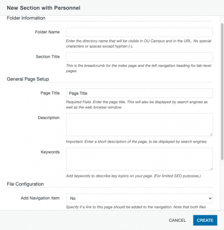 Faculty/Staff Personnel Items | Webmaster's Blog